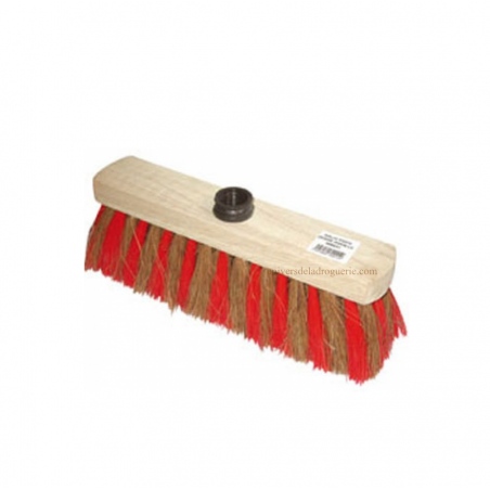 Balai coco zébré avec douille à vis